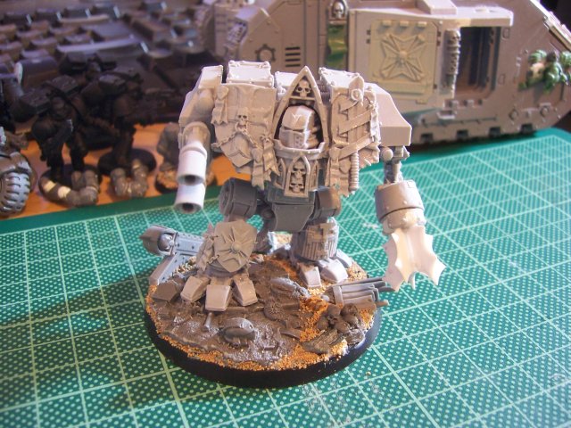 BT Dreadnought wip - Black Templars & Descendants - The Bolter and ... BT Dreadnought wip - Black Templars & Descendants - The Bolter and ...