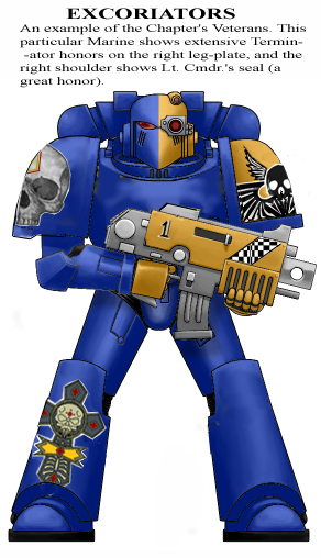 My version of the Excoriators Chapter - Adeptus Astartes / Legiones ...