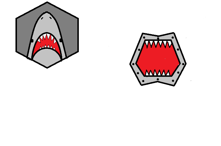 Chapter Badge rough design ideas - The Bolter and Chainsword