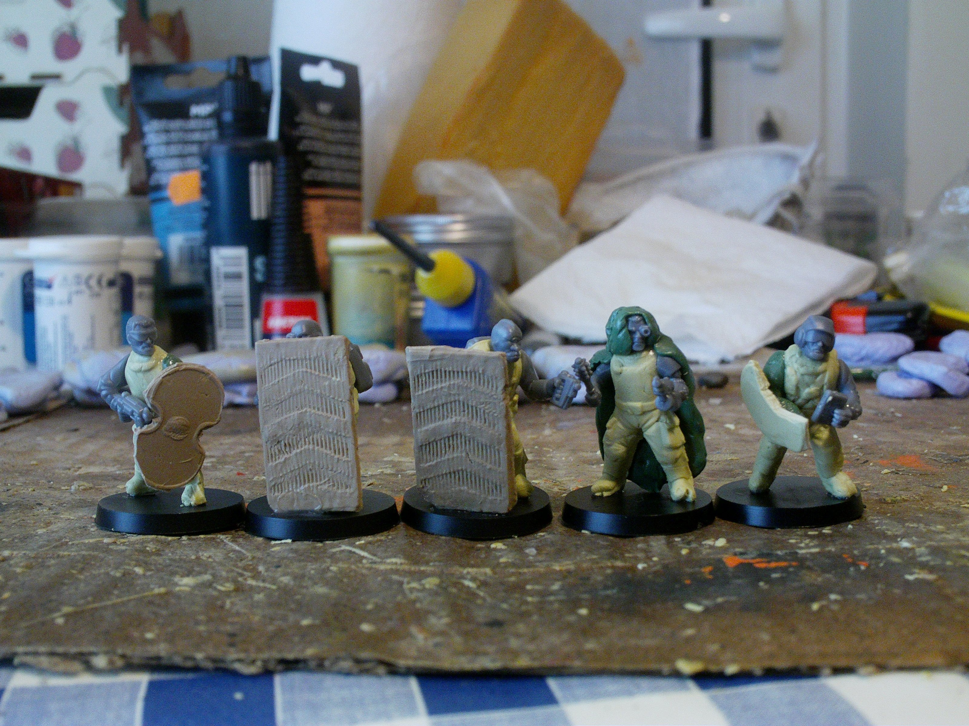 Zero Bits Challenge Progress 3 Greenscorpion Workbench The Bolter And Chainsword 